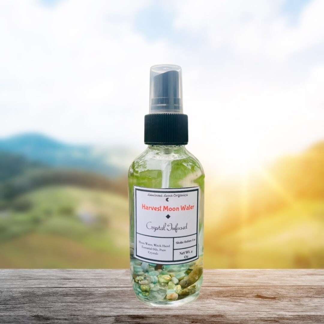 Moon Water | Crystal Charged Moon Water | Spiritual Healing | Intention ...