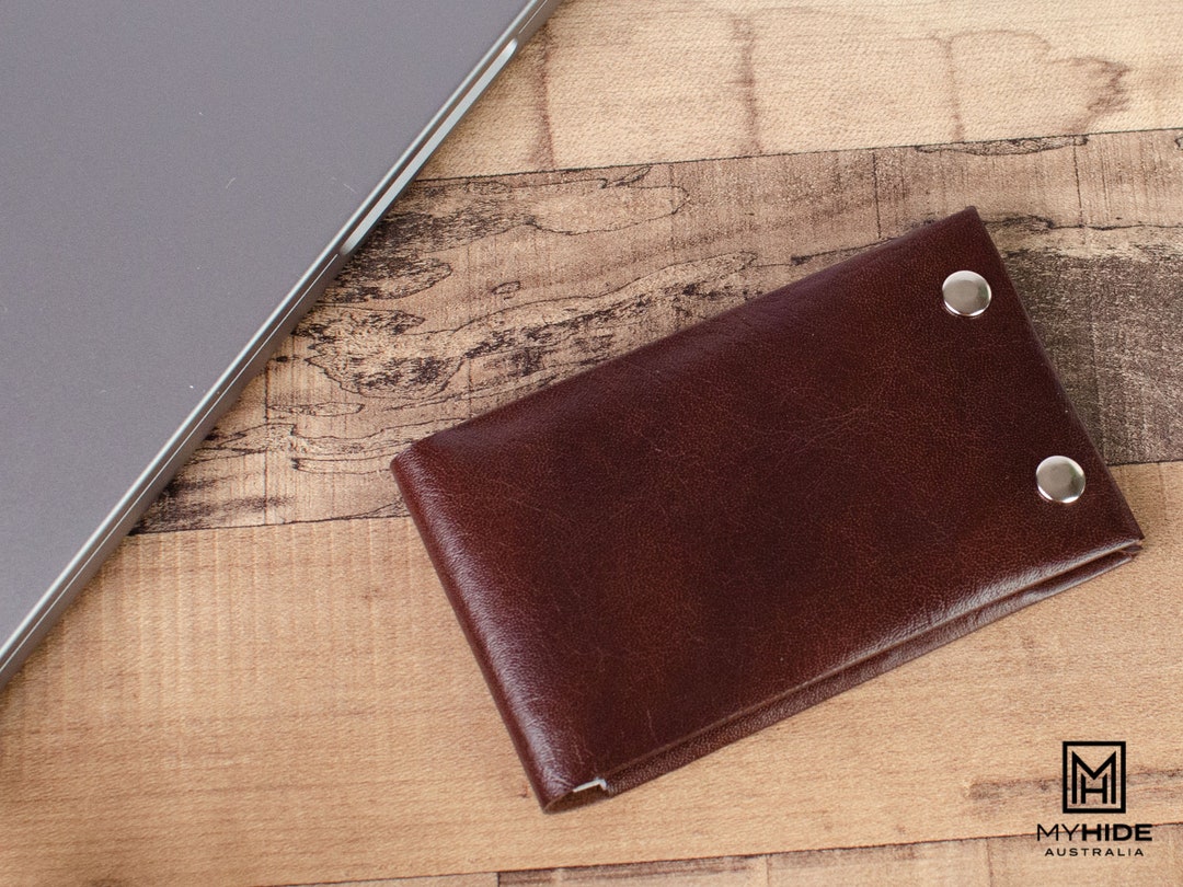 Slim Kangaroo Leather Wallet Bi-fold - Etsy