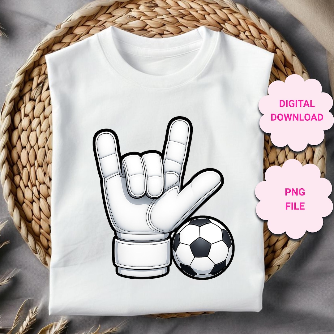 Soccer PNG, Soccer ASL I Love You Hand Sign Png, Asl Hand, ASL Soccer ...