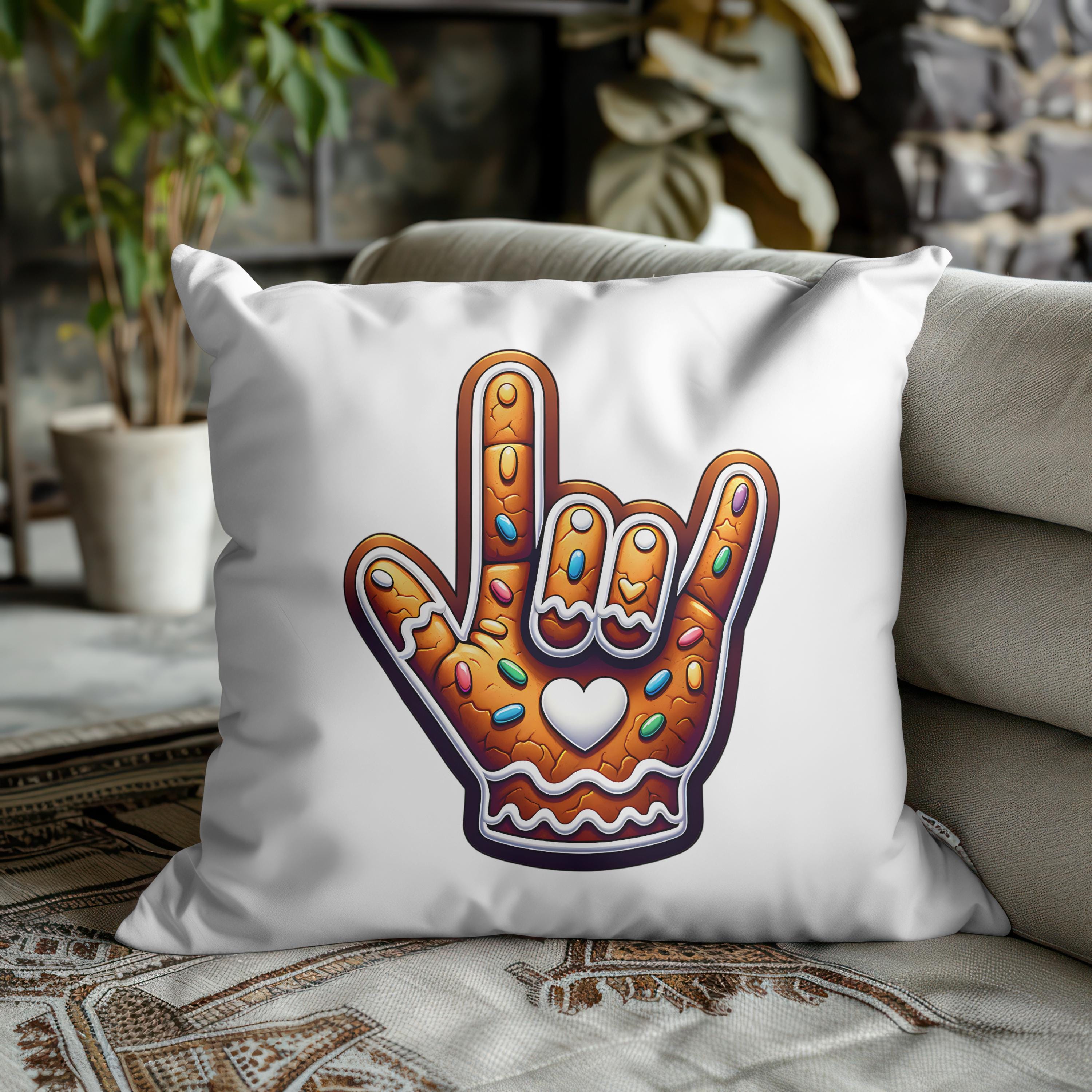 ASL I Love You Hand Sign PNG, Christmas ASL I Love You Hand Sign ...