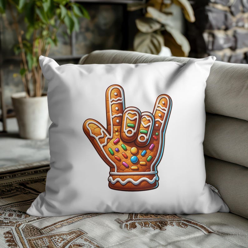 ASL I Love You Hand Sign PNG, Christmas ASL I Love You Hand Sign ...