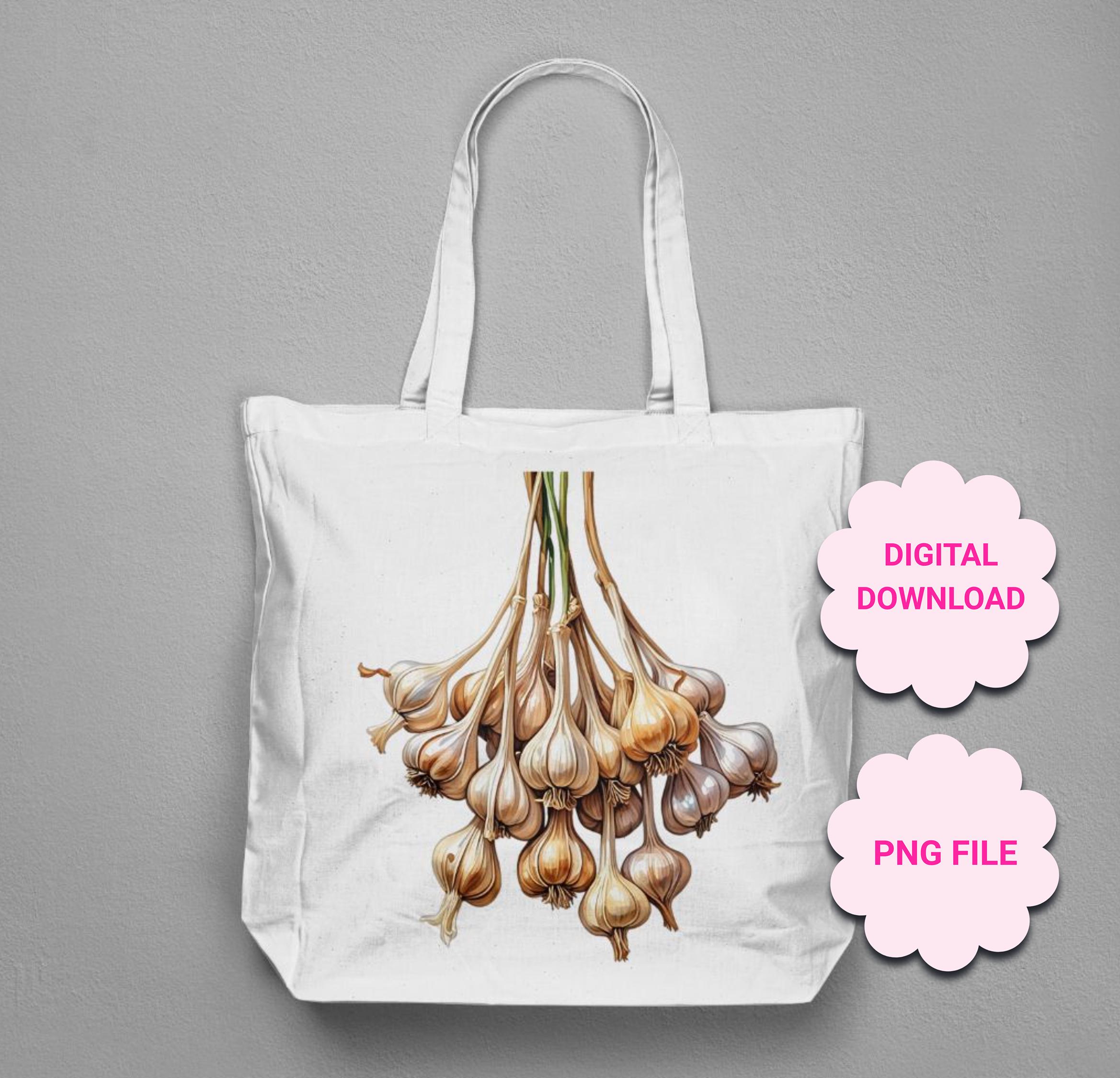 Bunch of Garlic PNG, Vampire Garlic Design, Halloween Decor Png, Garlic ...