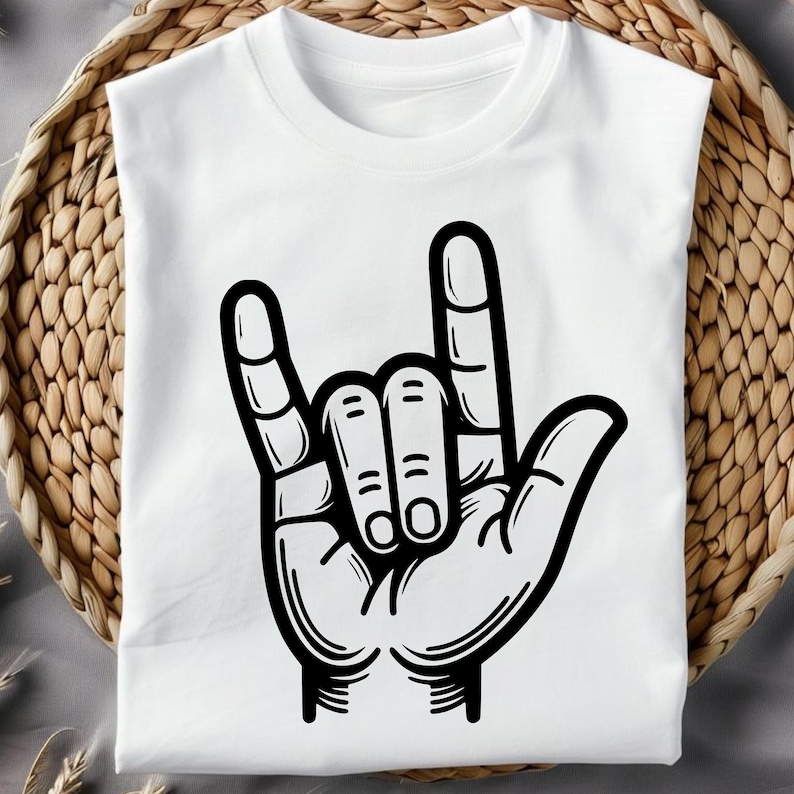 ASL I Love You Hand Sign SVG and PNG, American Sign Language, Asl Ily ...