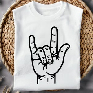 ASL I Love You Hand Sign SVG and PNG, American Sign Language, Asl Ily ...