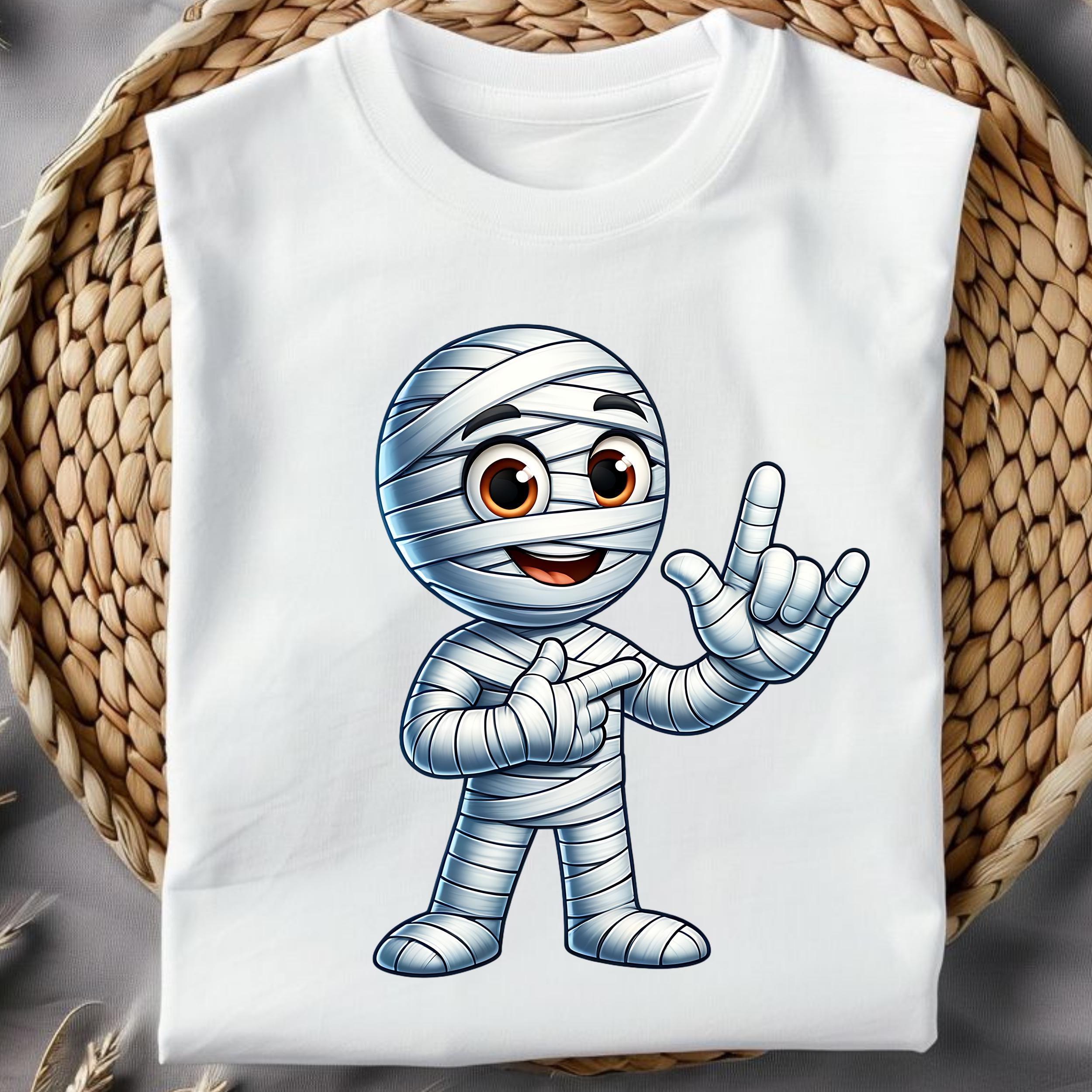 Halloween Mummypng, ASL PNG, Asl I Love You Png Design, Mummy I Love ...