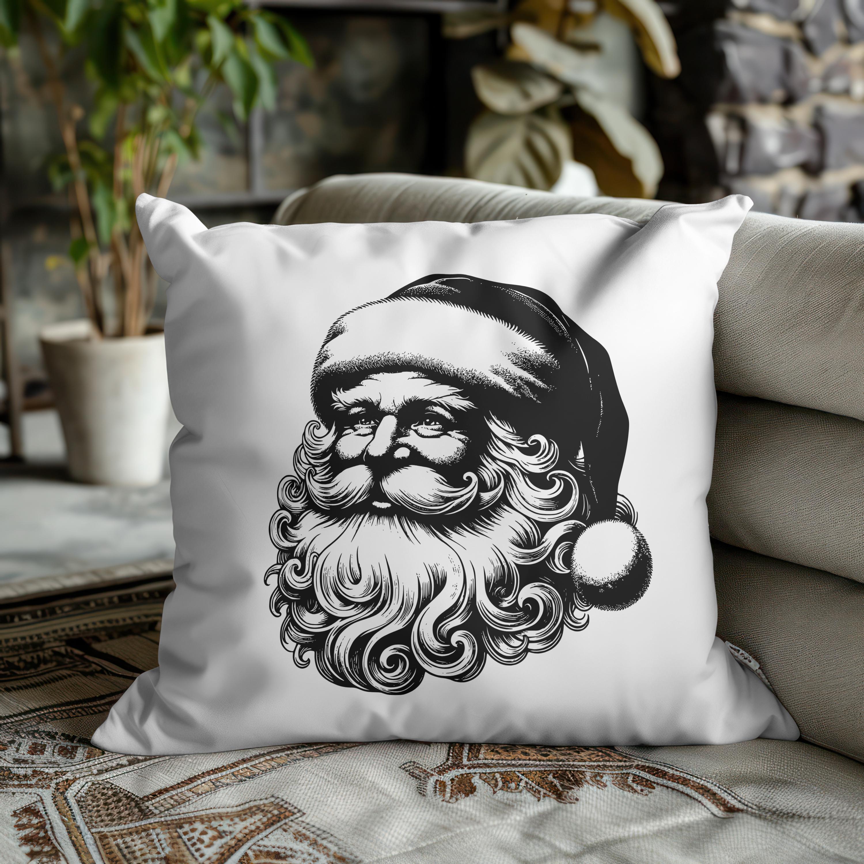 Vintage Santa PNG SVG, Santa Cut File, Santa Claus Sublimation, Vintage ...