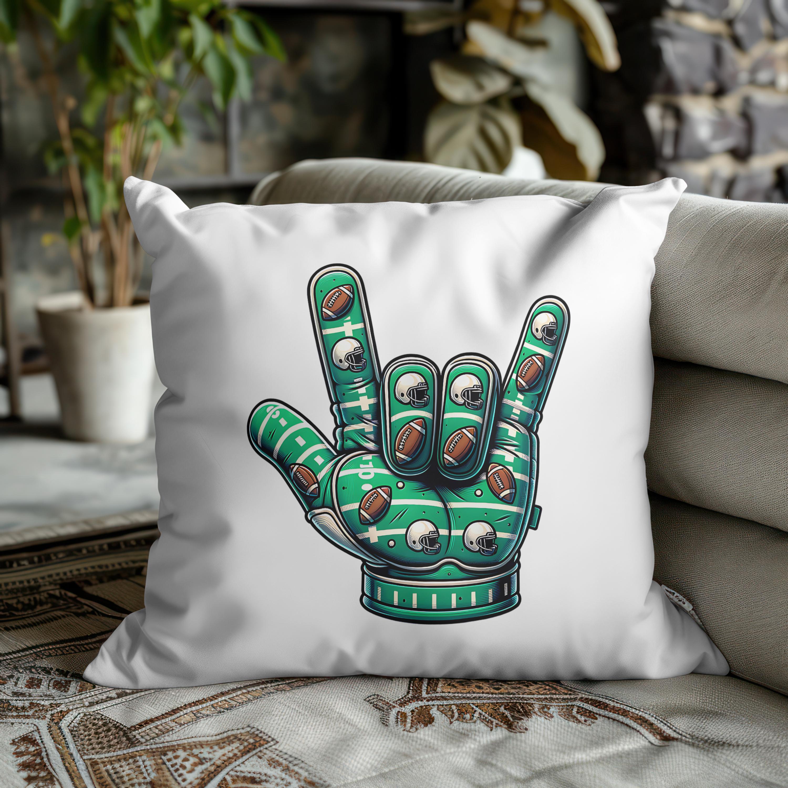 Football ASL I Love You Hand Sign PNG, Asl Hand, Asl Sublimation ...