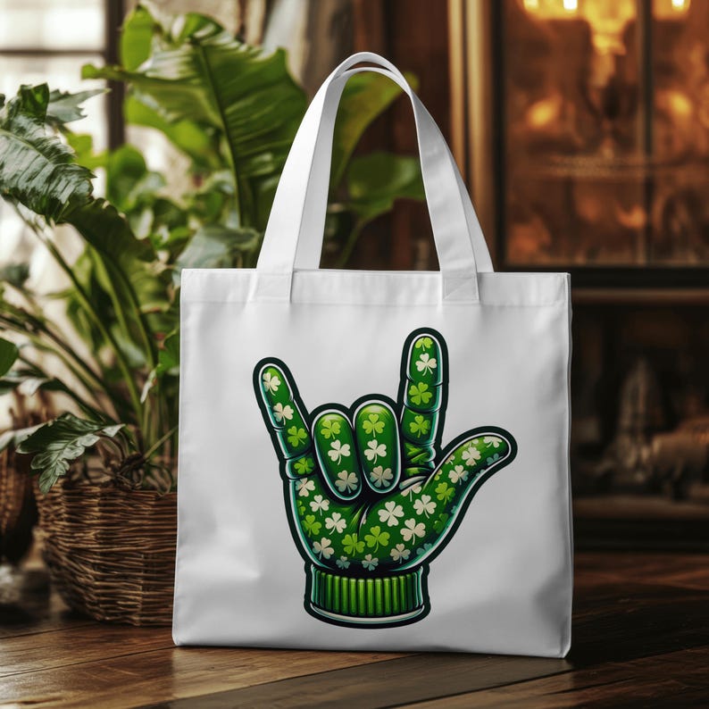 St Patrick ASL I Love You Hand Sign PNG, Asl Hand, ASL Sublimation, St ...