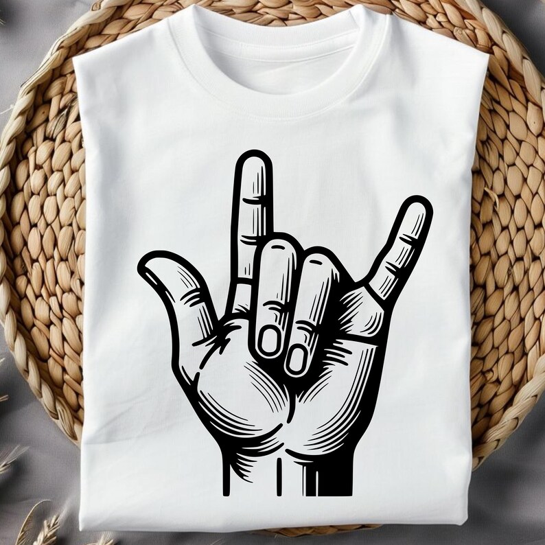 ASL I Love You Hand Sign SVG and PNG, American Sign Language, Asl Ily ...