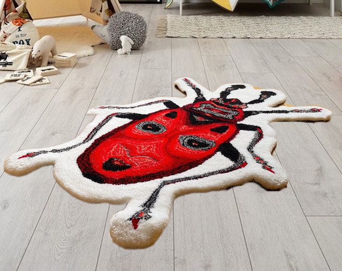 Carpets BUG RUG Beetles Insects Moss Home Decorations - Etsy