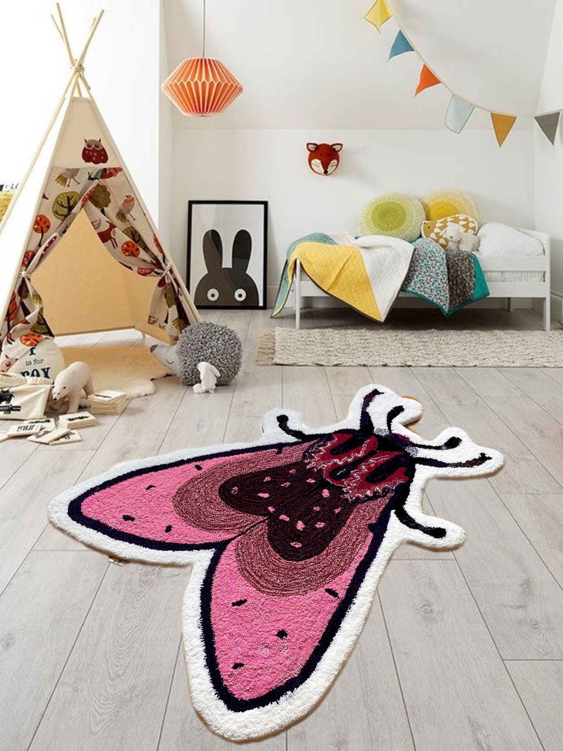 Bugs Rugs Carpet Moths Moss Kids Decorations - Etsy
