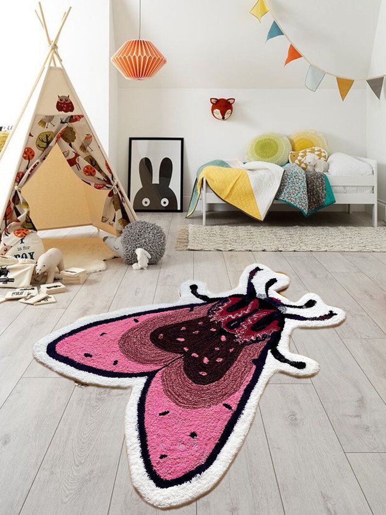 Bugs Rugs Carpet Moths Moss Kids Decorations - Etsy
