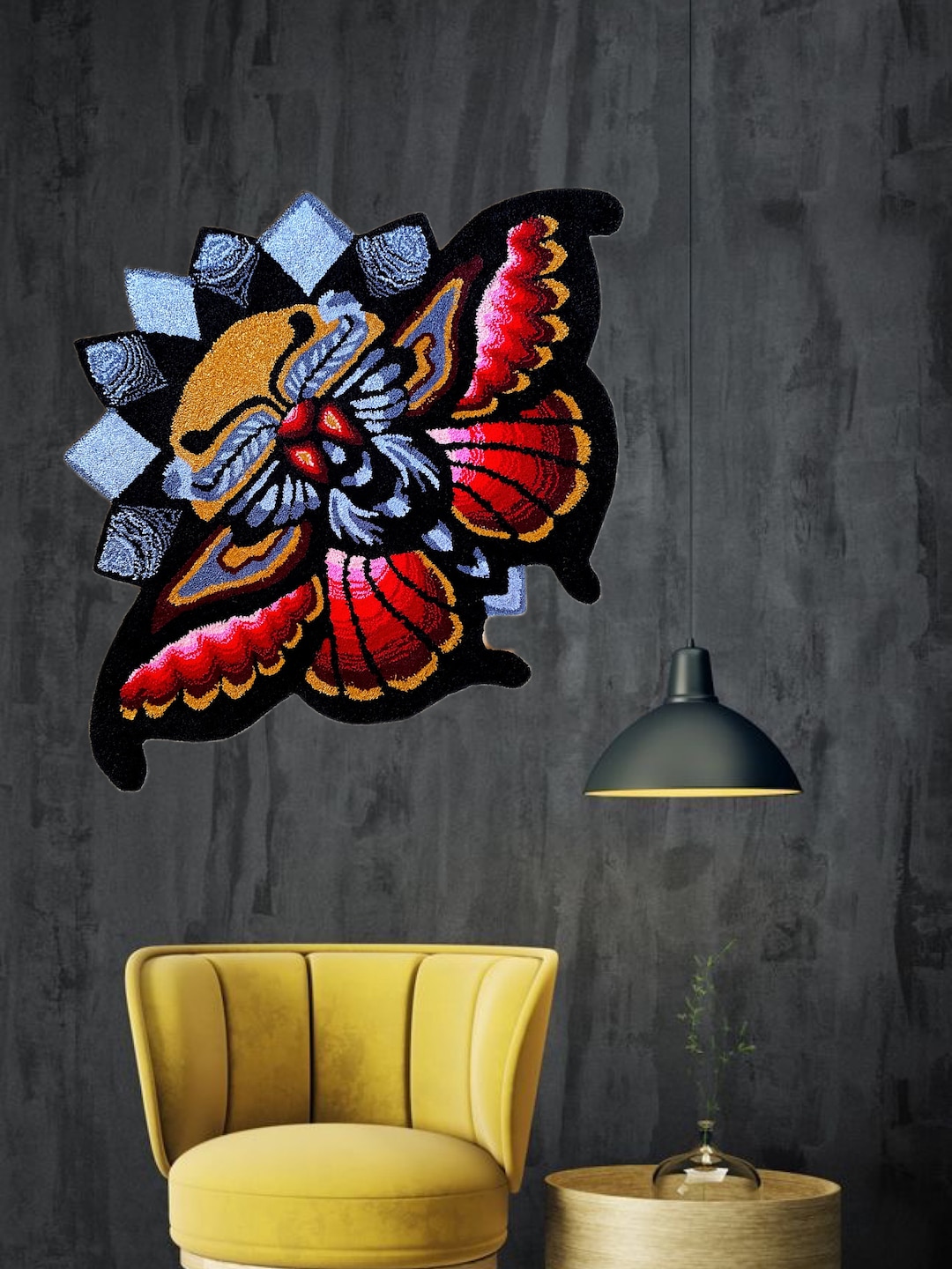 Butterfly Beetles Bugs Carpets Rugs Moss Insects - Etsy