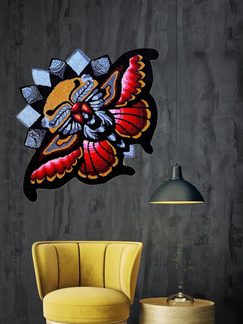 Mariposas escarabajos bichos alfombras alfombras musgo insectos - Etsy ...