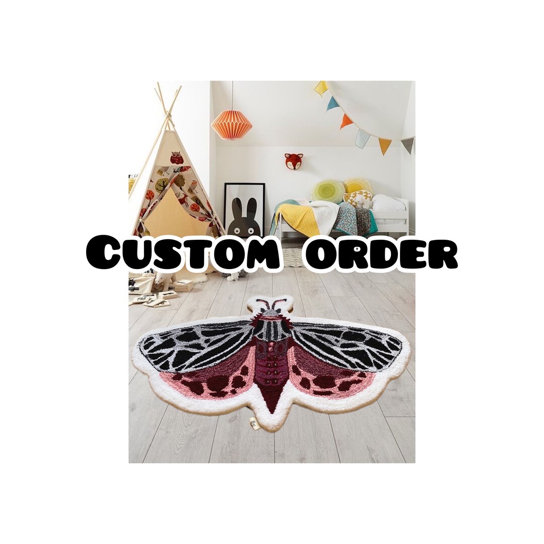 Bugs Rugs Carpet Moths Moss Kids Decorations - Etsy