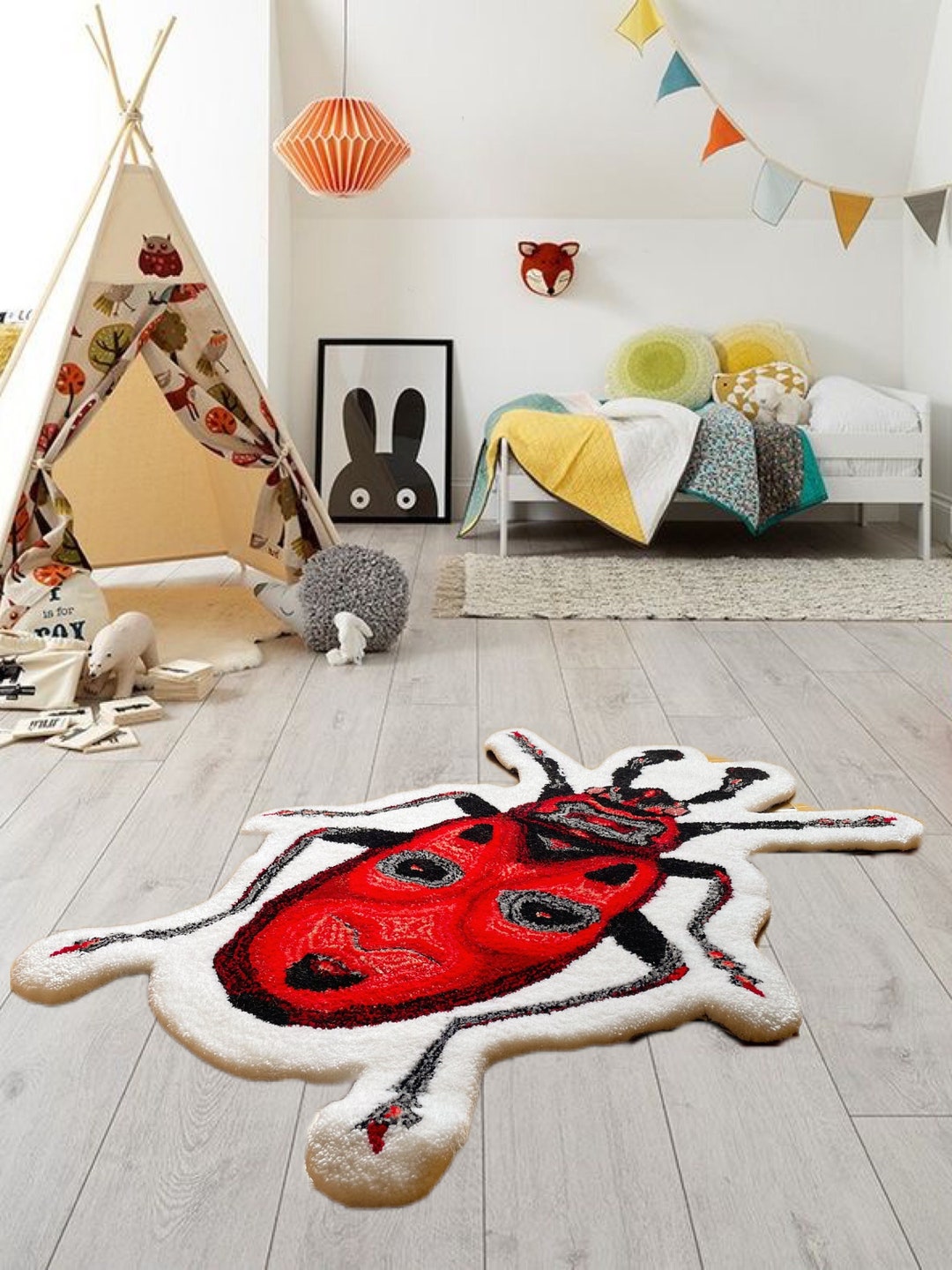 Carpets BUG RUG Beetles Insects Moss Home Decorations - Etsy