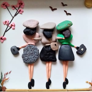 Pebble People,friends Svg,gift Ideas for Friends,sister Birthday Gift ...