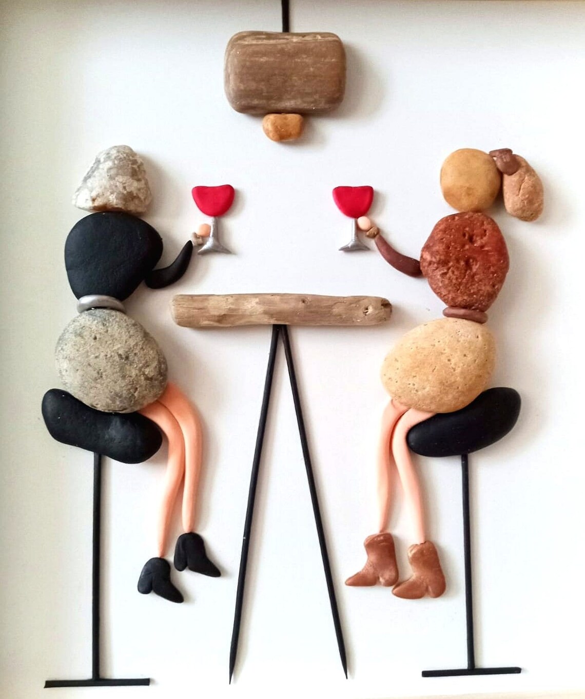 Friend Pebble Picture, Friendship Celebration, Cheers Wine Glass, Fun ...