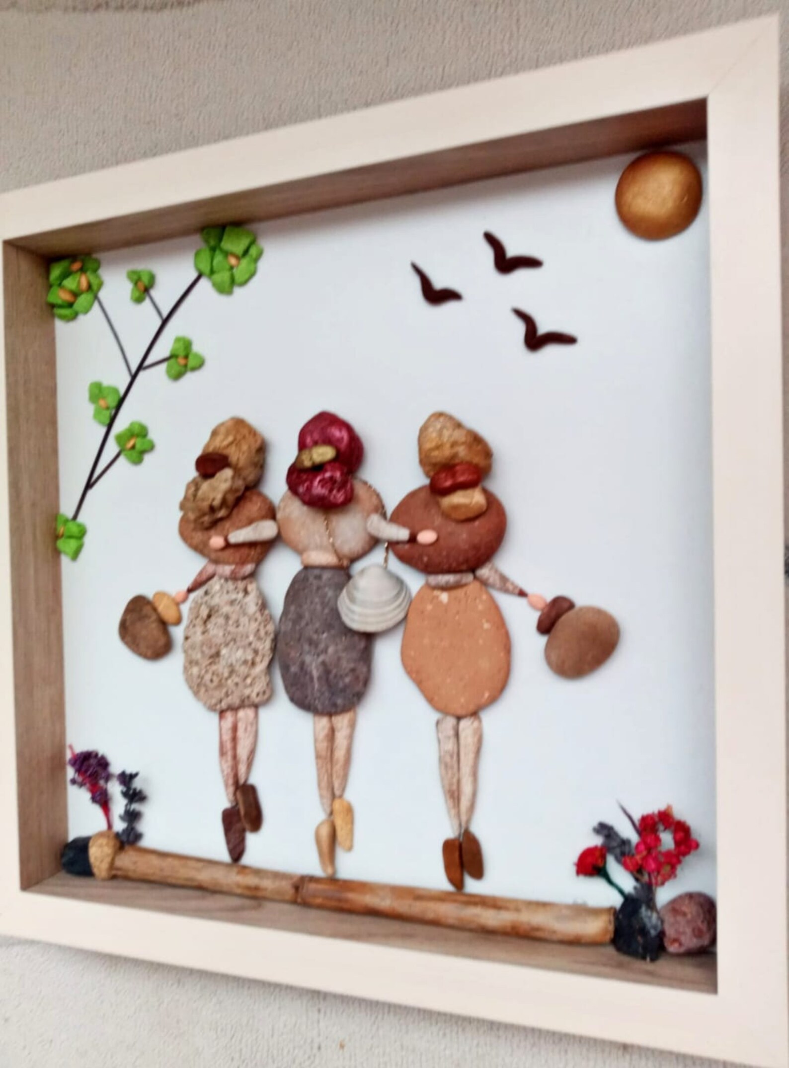 Sister Pebble Frame, Sister Gifts, Handmade Sister Frame, Family ...