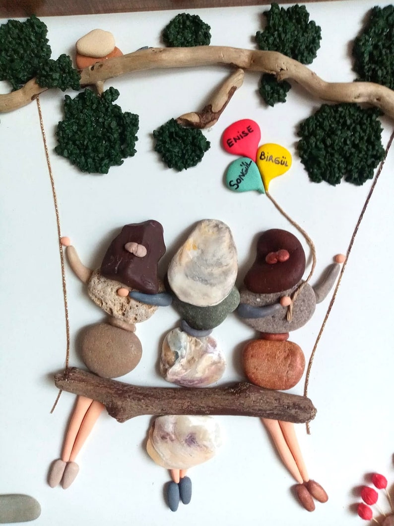 Friendship Gift Rock Art for Friend Handmade Wall Art - Etsy