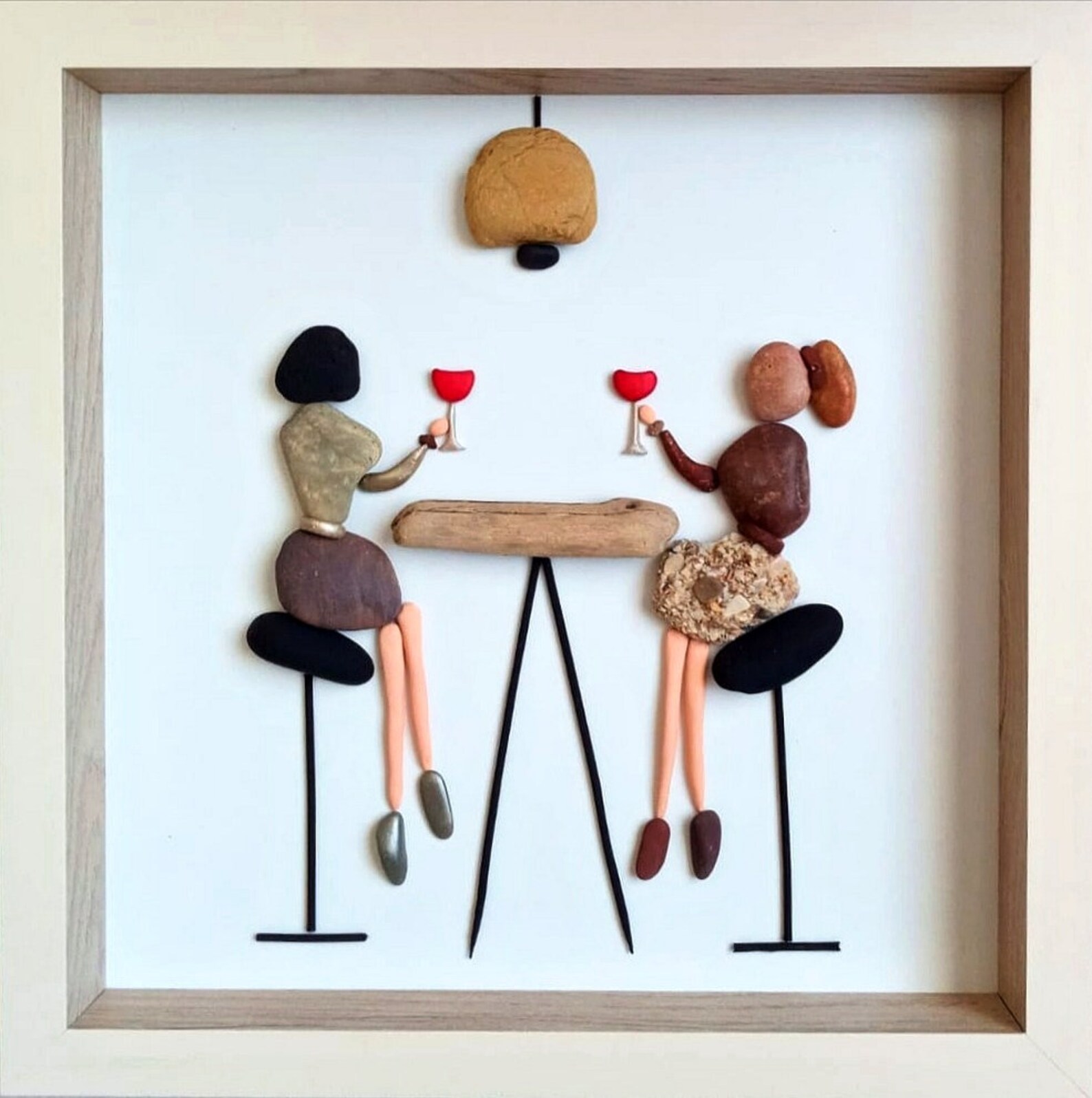 Beautiful Pebble Art Gift Personalized Wine Glasses - Etsy