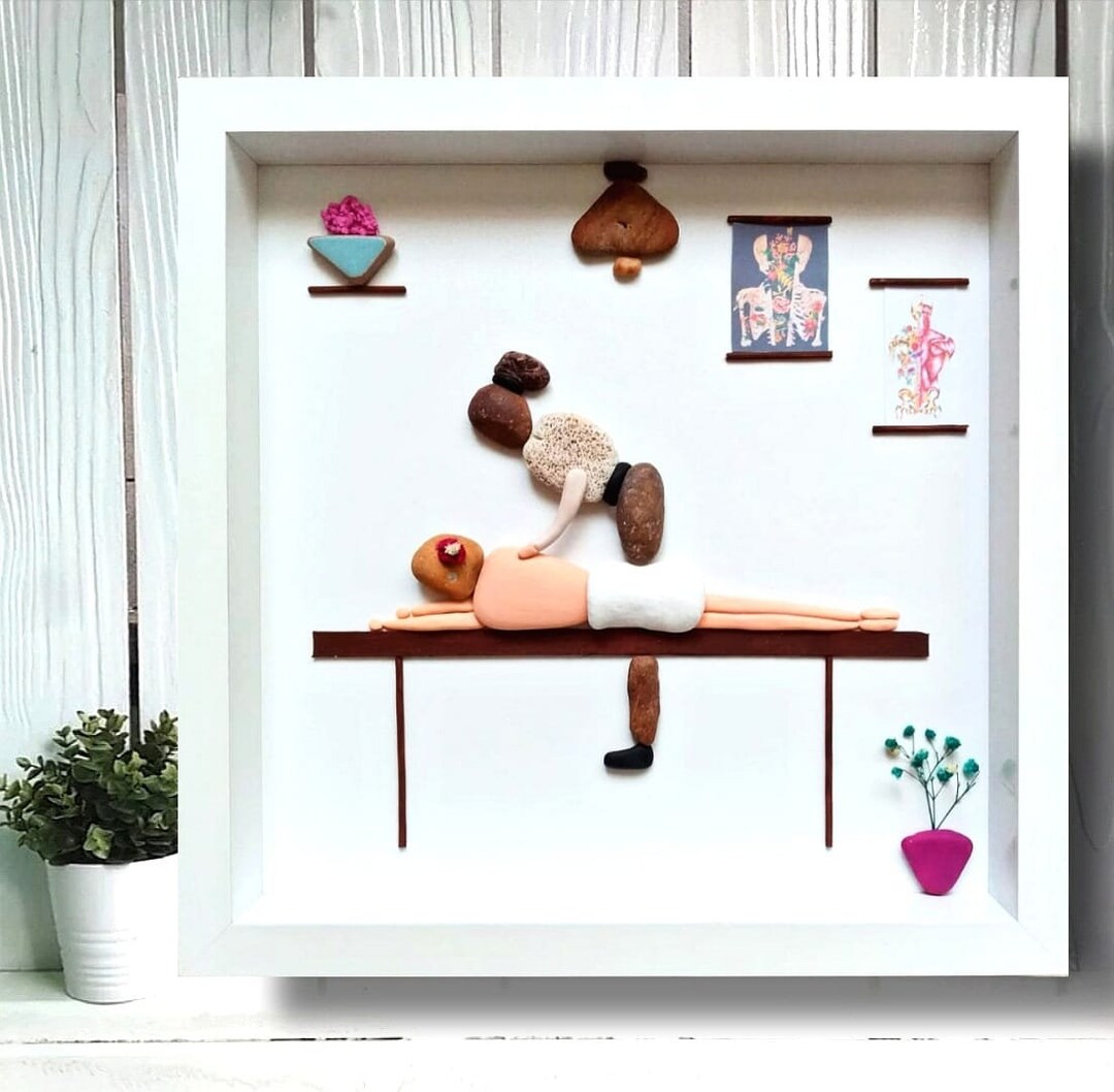 Massage Therapist Pebble Picture, Massage Therapist Gift, Massage ...