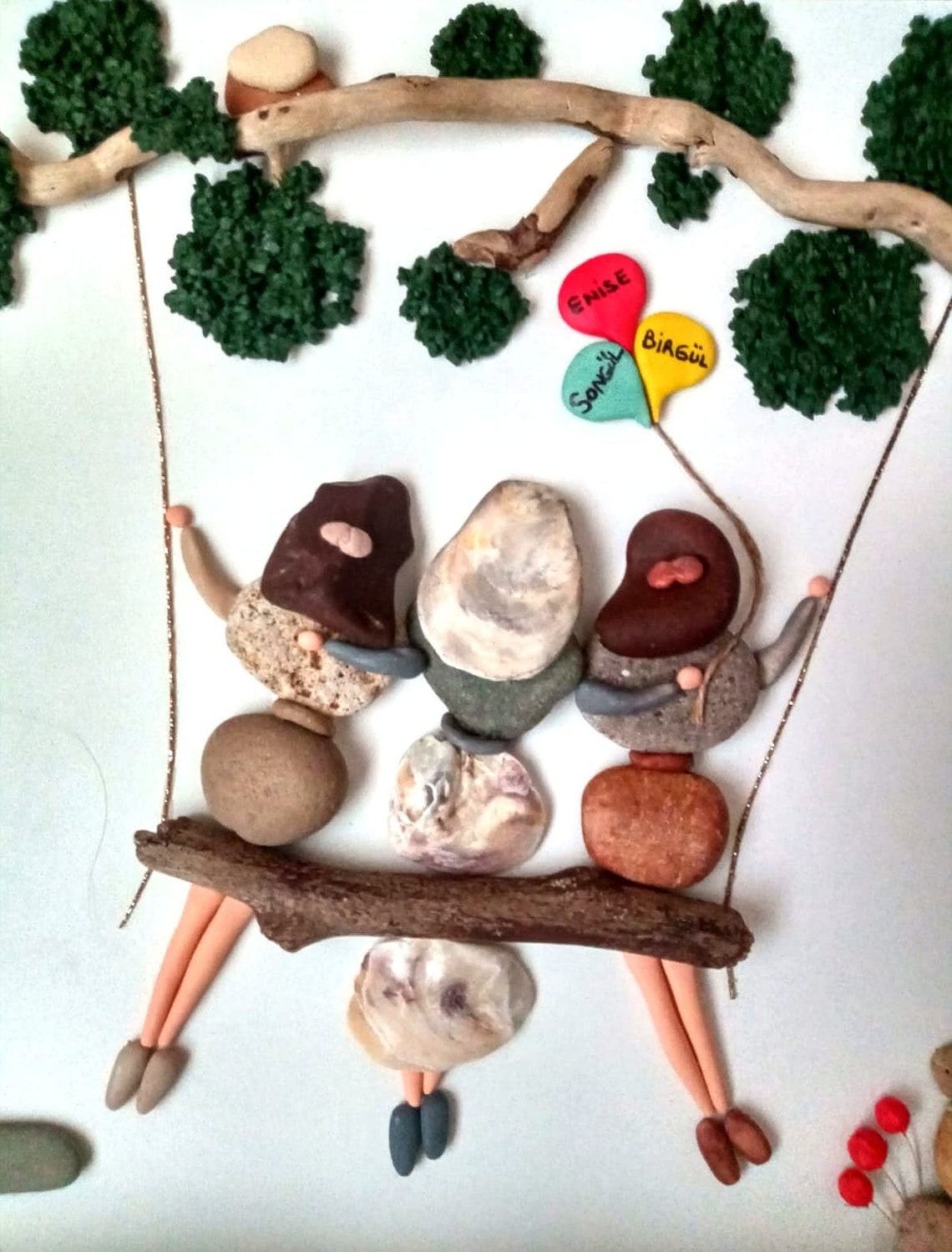 Friendship Gift Rock Art for Friend Handmade Wall Art - Etsy