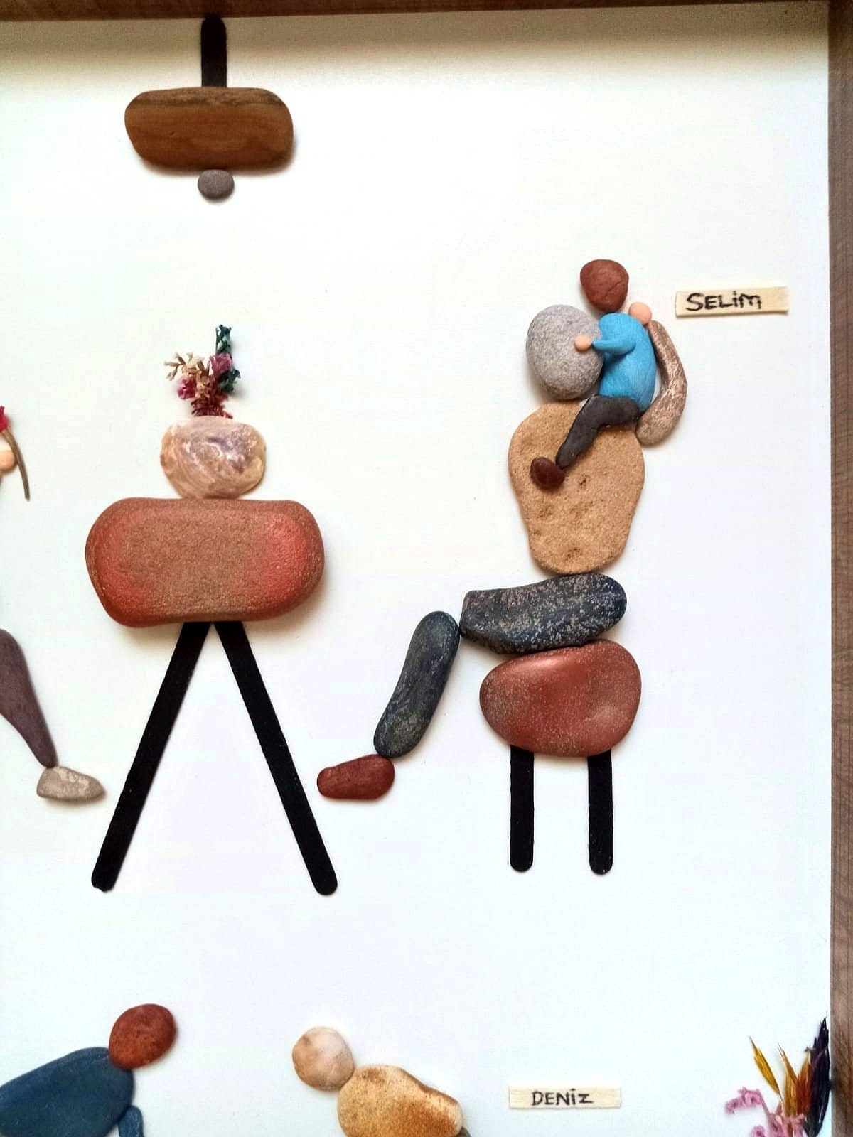 Grandparents Pebble Art Grandparents Gift Personalized - Etsy