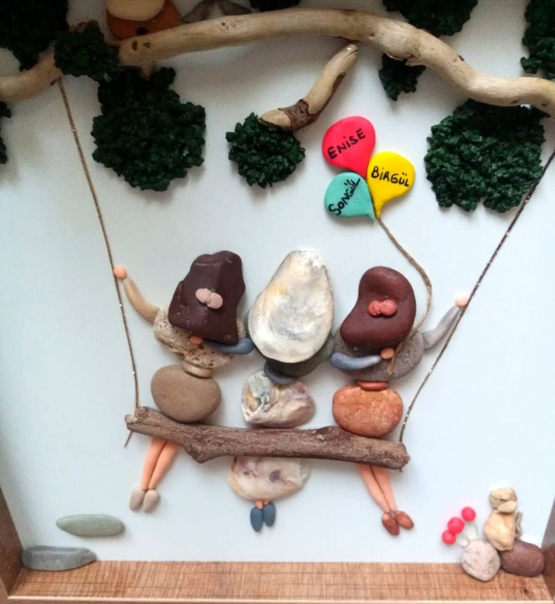 Friendship Gift Rock Art for Friend Handmade Wall Art - Etsy