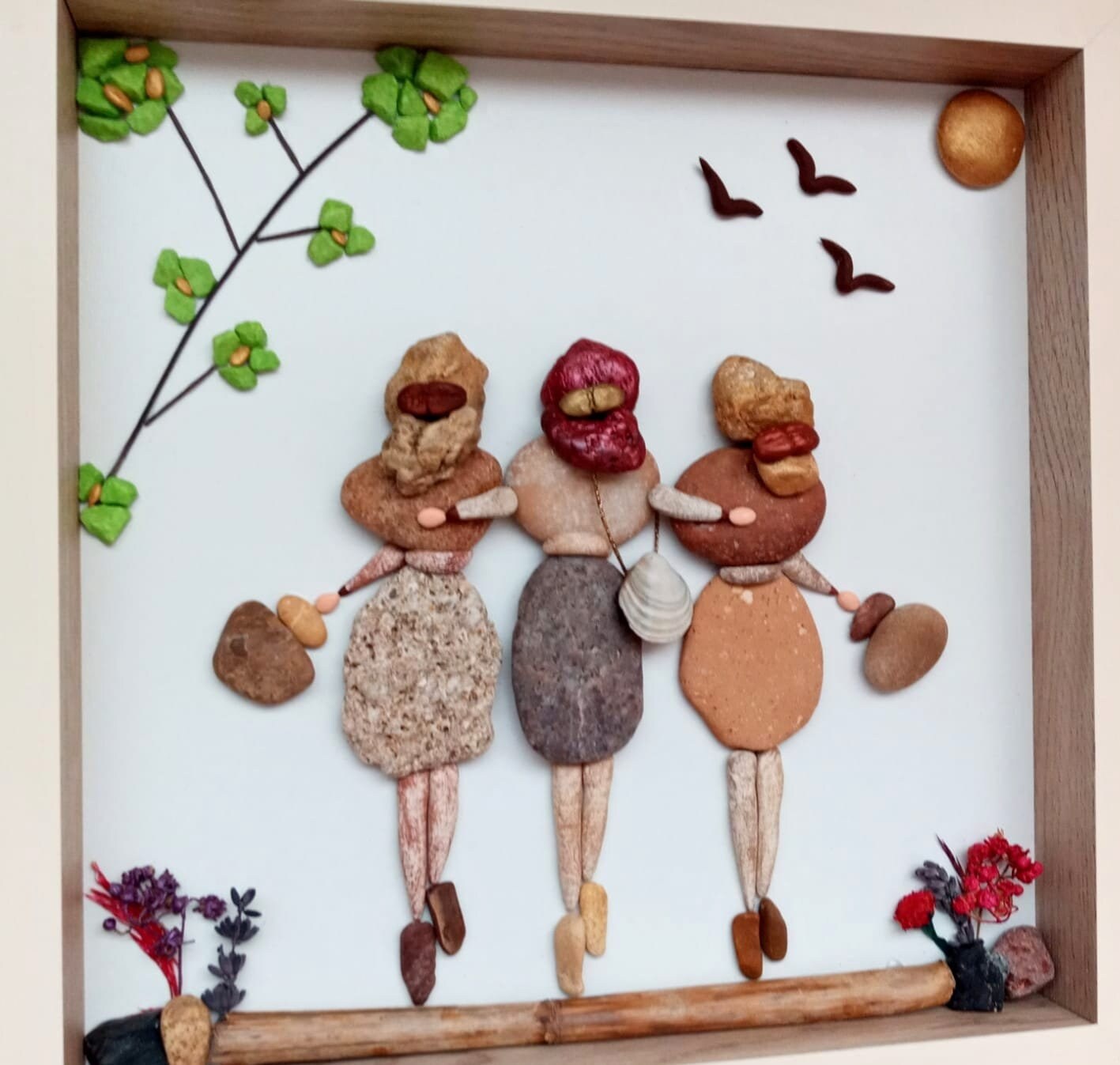 Sister Pebble Frame, Sister Gifts, Handmade Sister Frame, Family ...