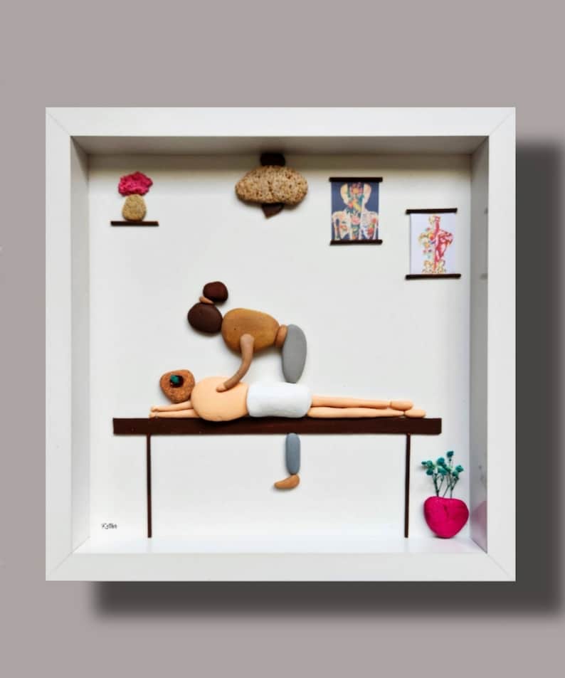 Massage Therapist Pebble Picture, Massage Therapist Gift, Massage ...