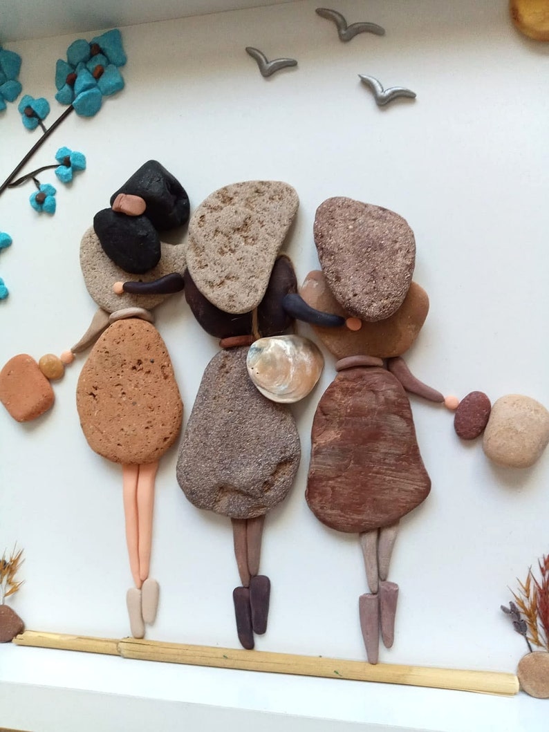 Sister Pebble Art Gift Sister Gifts Handmade Art Frame - Etsy