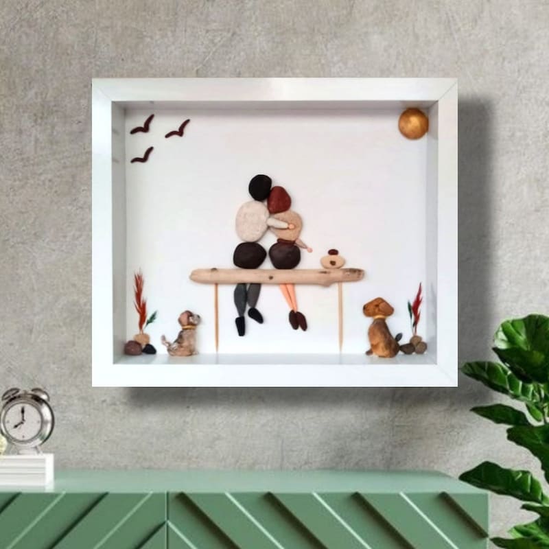 Pebble Art Dogs - Etsy