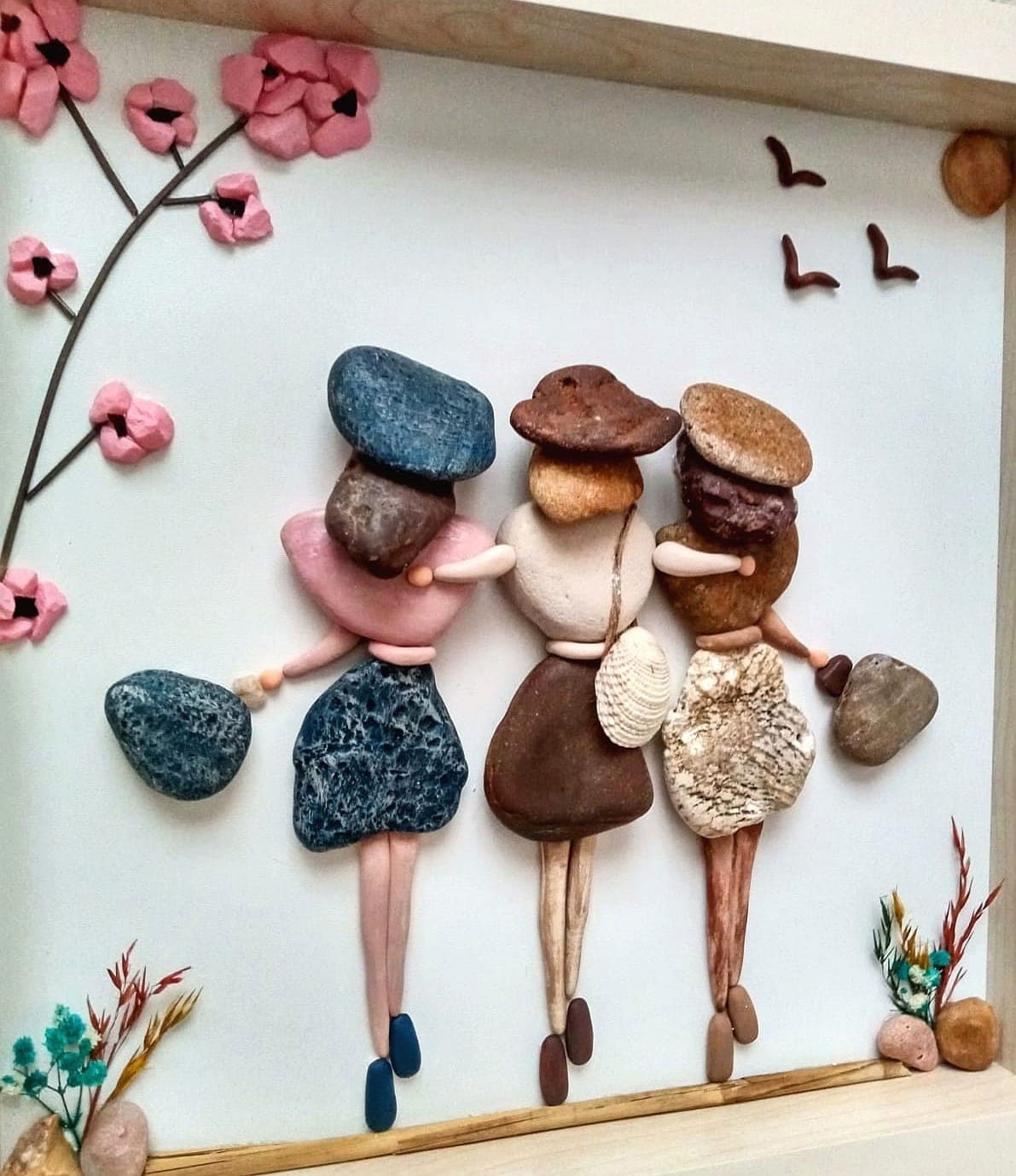 Best Friend Pebble Art, Friend Custom Pictures, Best Friend Gift Image ...