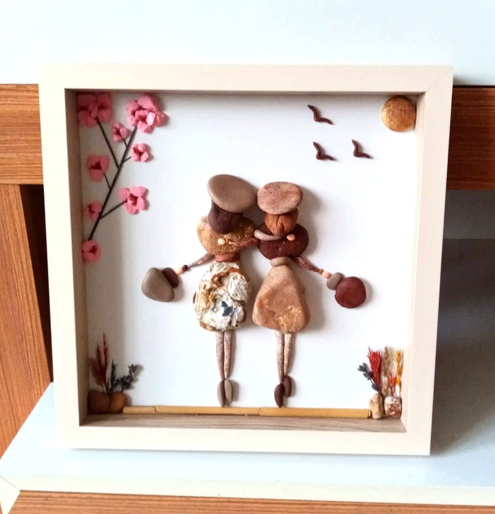 Best Friends Pebble Art, Friends Rock Art, Gift for Best Friend ...