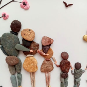 Christmas Gift for Family , Rock Art Family , Pebble Art Hiking , Gifts ...