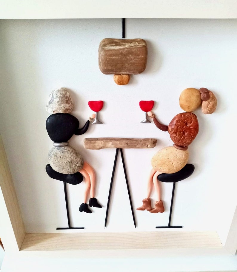 Friend Pebble Picture, Friendship Celebration, Cheers Wine Glass, Fun ...