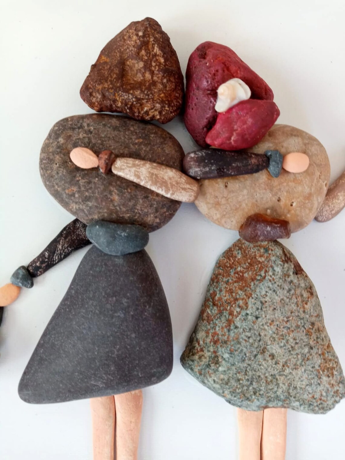 Beautiful Pebble Art Friends Gift Personalised Best Friends - Etsy