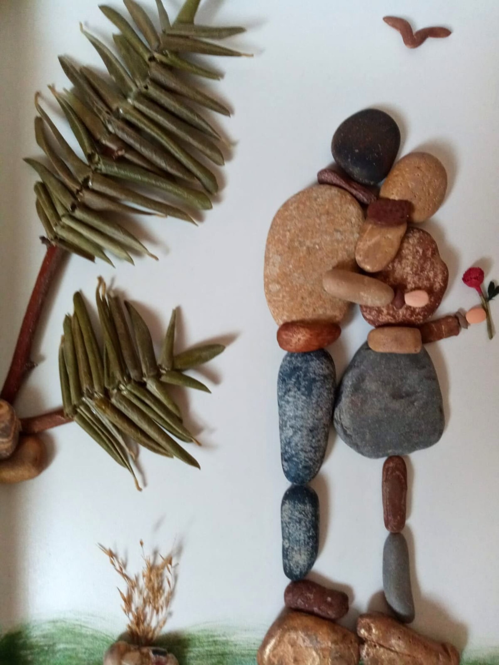 Pebble Art Couple Wedding Gifts for Couple Engagement Gifts - Etsy