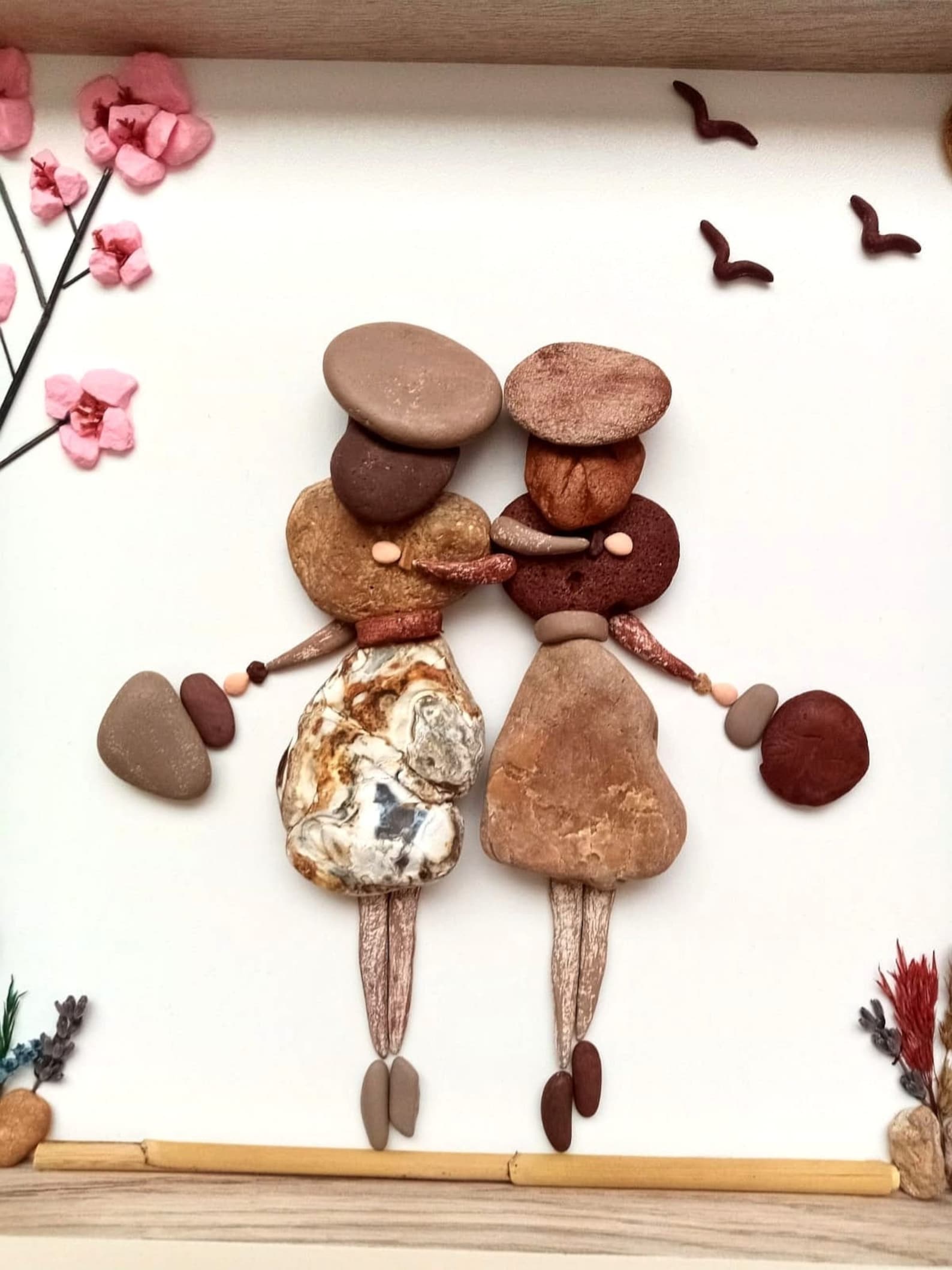 Best Friends Pebble Art, Friends Rock Art, Gift for Best Friend ...