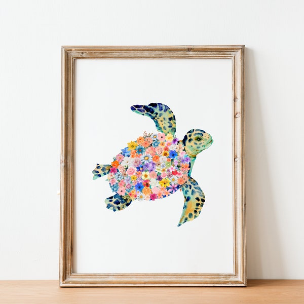 Sea Turtle Wall Art - Etsy