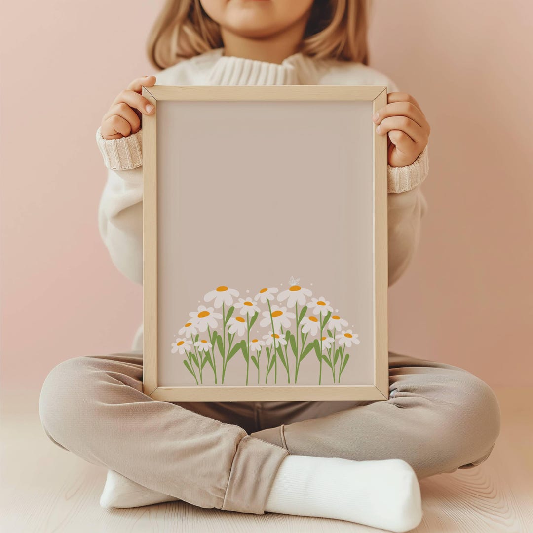 Daisy Printable, Daisy Prints, Daisy Decor, Flower Art Print, Boho ...