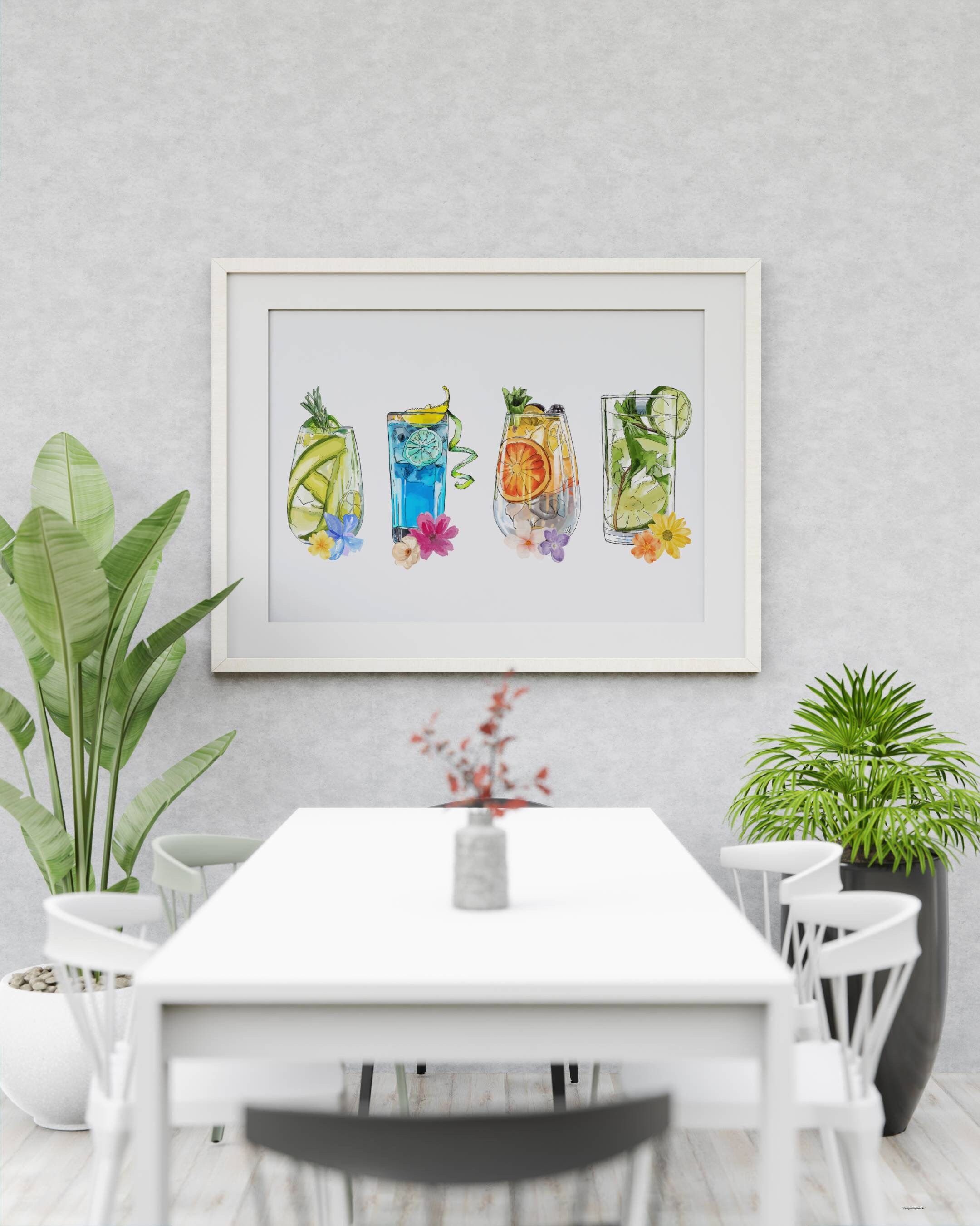 Cocktail Prints, Cocktail Wall Decor, Bar Cart Wall Art, Bar Cart ...