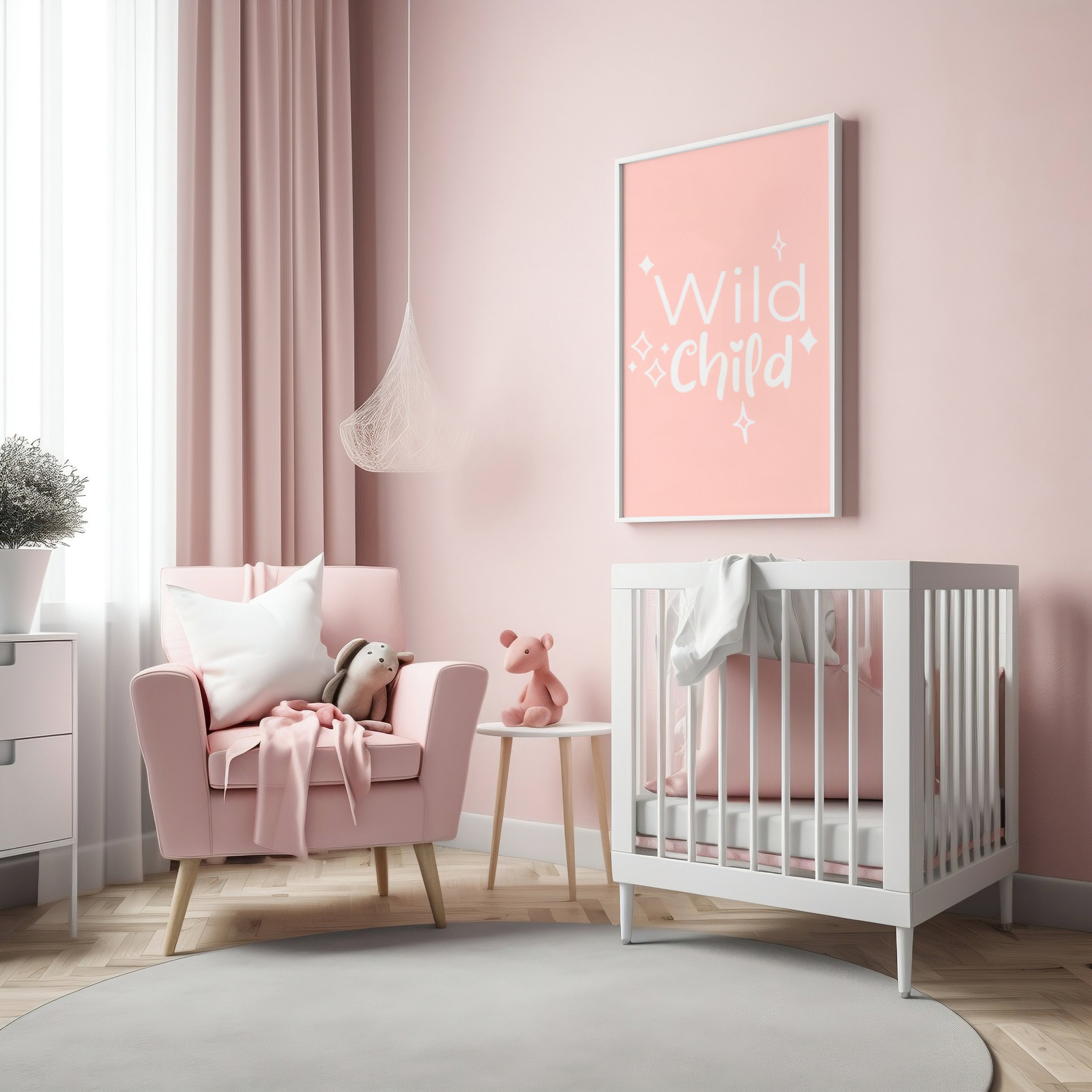 Wild Child Print, Wild Child Decor, Playroom Prints, Kid Prints, Boho ...