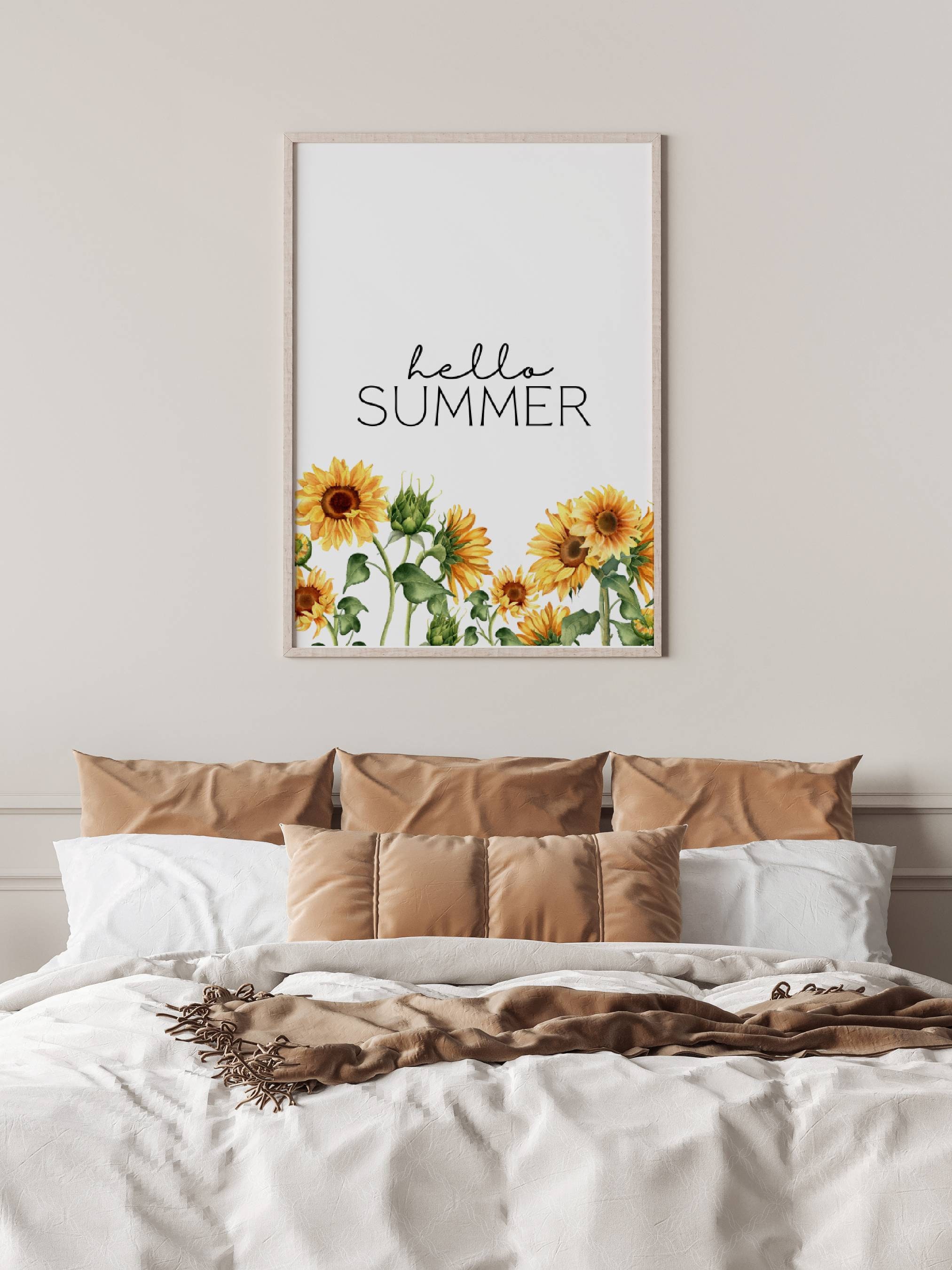 Hello Summer Print, Hello Summer Decor, Hello Summer Printables, Summer ...