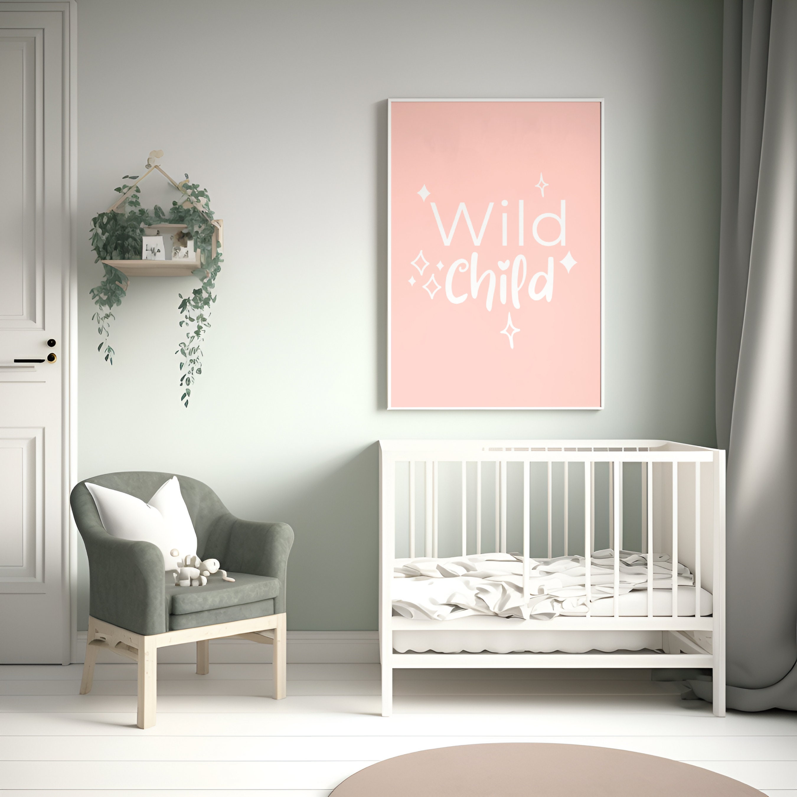 Wild Child Print, Wild Child Decor, Playroom Prints, Kid Prints, Boho ...