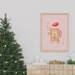 Gingerbread Man Wall Art, Holiday Decor, Christmas Prints, Gingerbread ...