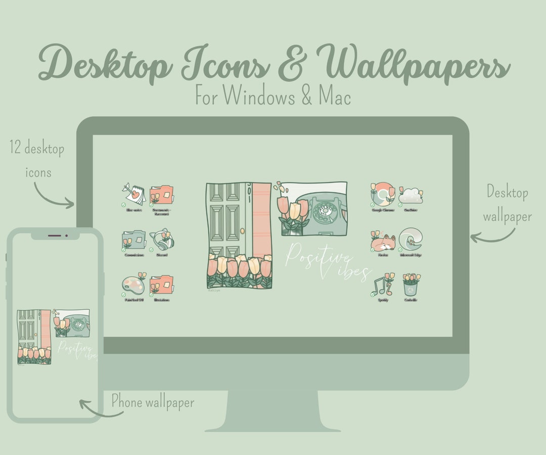 Cosy Desktop Icons and Wallpaper for Computer | Windows & Mac ...