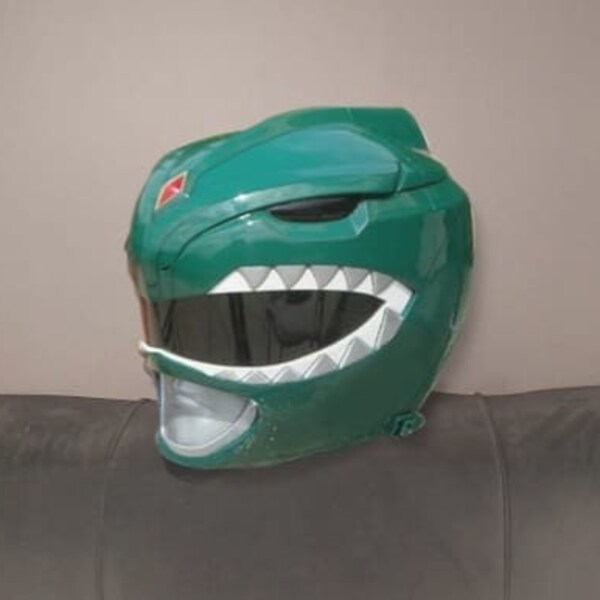 Green Power Ranger Helmet - Etsy