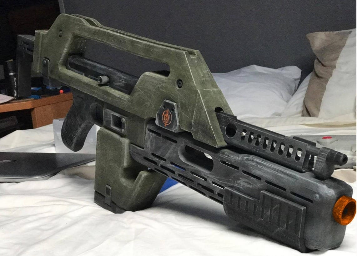 Aliens M41A Pulse Rifle 80cm 87cm Fan Art 3D Printed Cosplay - Etsy